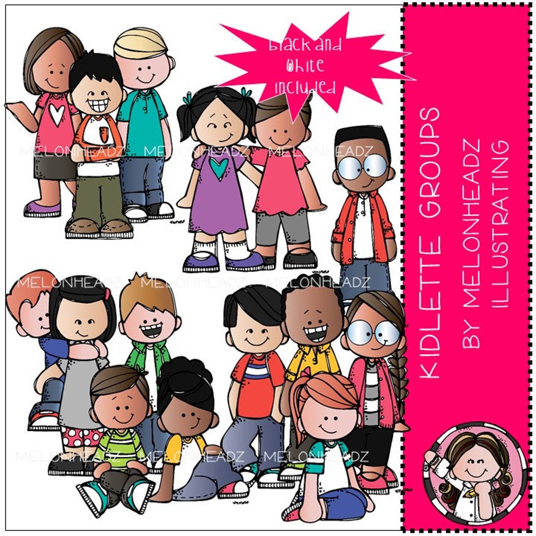 Kidlettes Clip Art - Groups - Mini - Etsy
