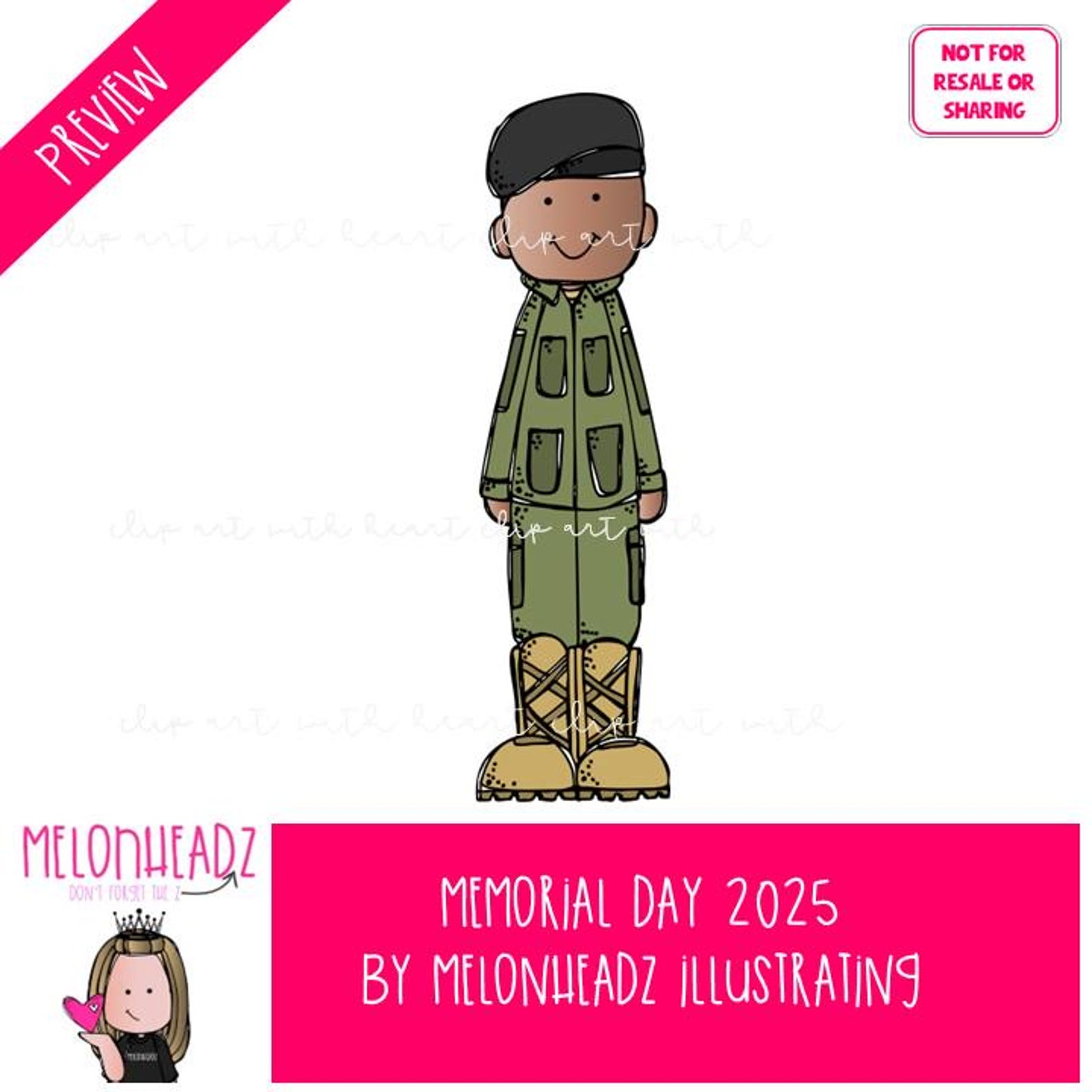 Memorial Day Clip Art 2025 Military Clip Art Veterans Day Clip Art ...