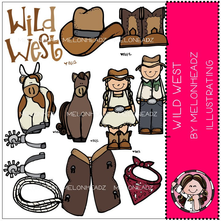 Wild West Clip Art | Etsy