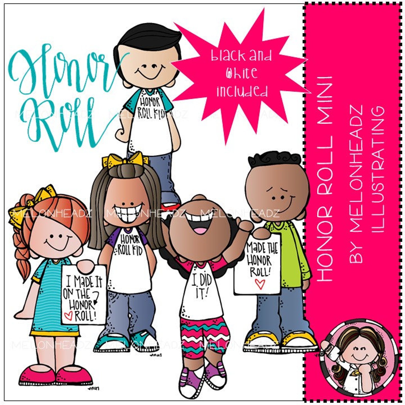 Honor Roll Clip Art - Mini - Etsy