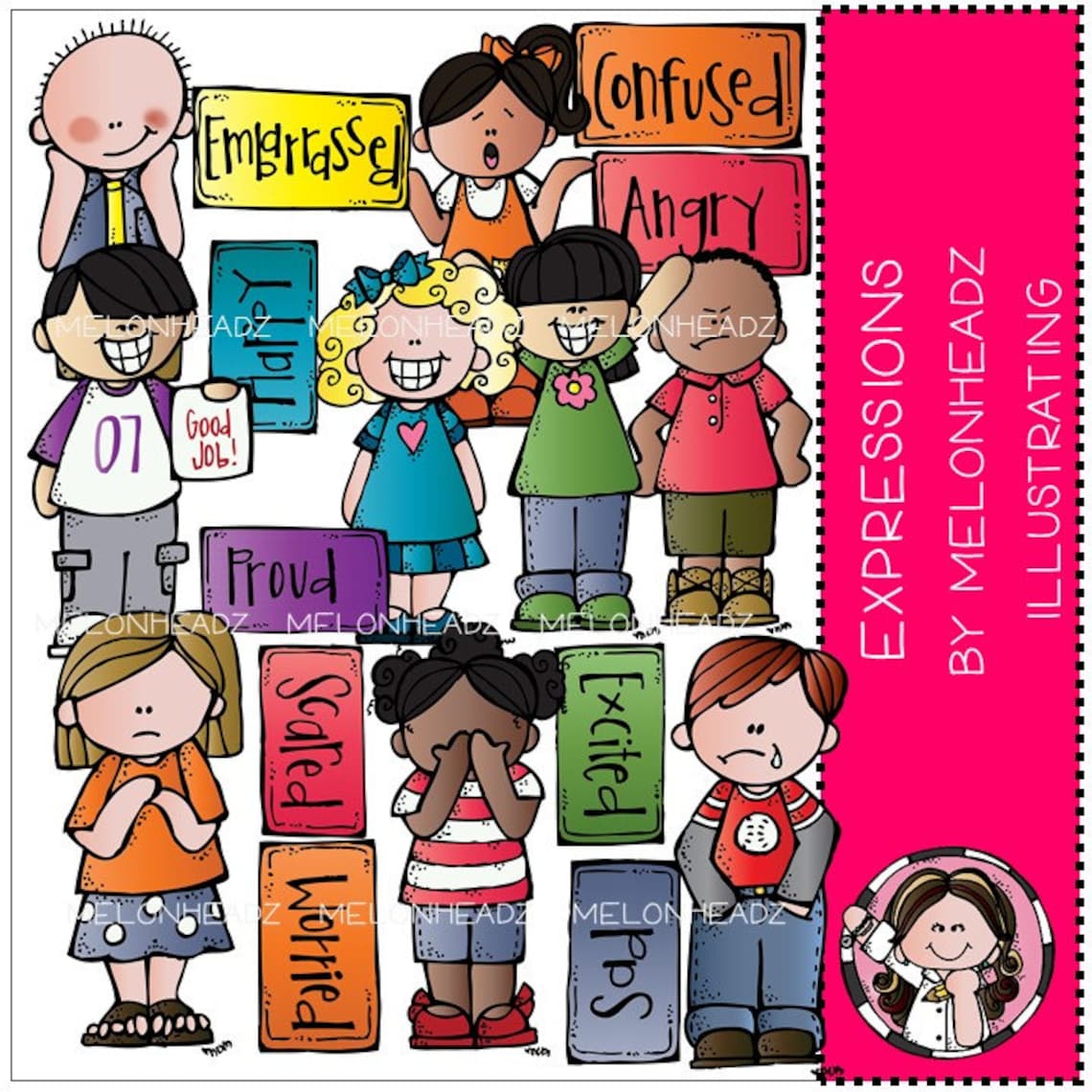 Expressions Clip Art - Etsy