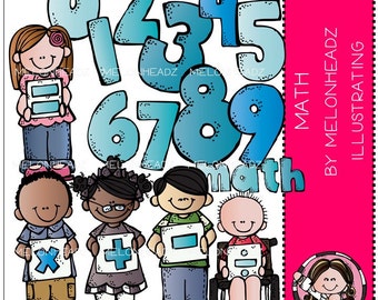 Math Manipulatives Counting Clipart Mega Bundle Set 300 Dpi School ...