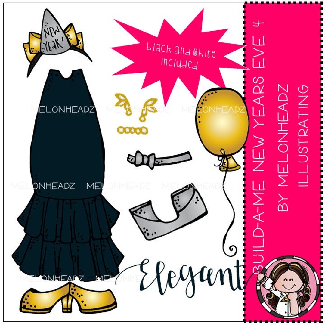 Melonheadz New Years Clipart Images