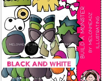 Cute Monster Clipart, Little Monster Digital Stamps, Silly Monsters ...