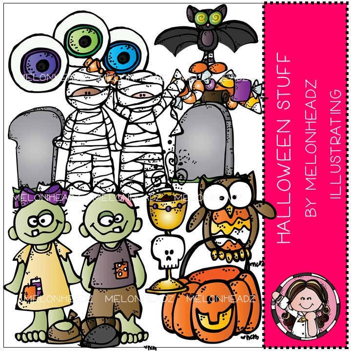 Halloween Stuff Clip Art Combo Pack - Etsy