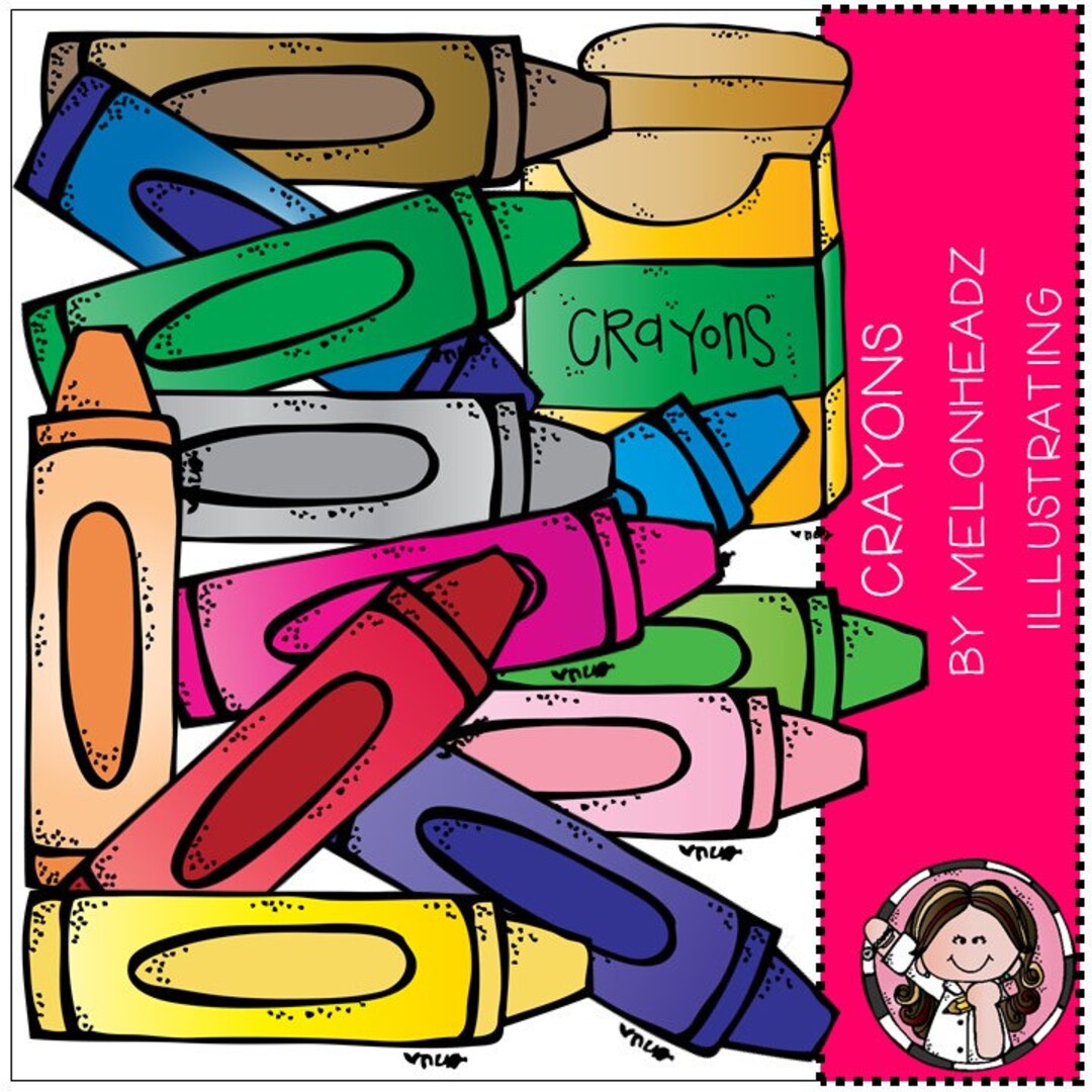 Crayons Clip Art COMBO PACK - Etsy