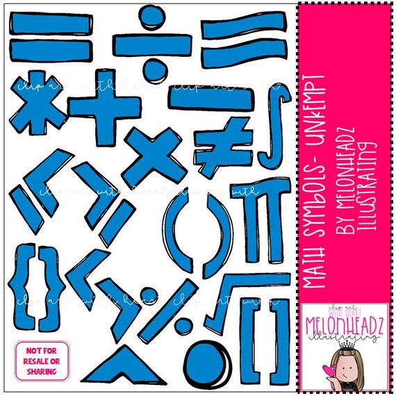 Math Clip Art In Blue 361,500+ Mathematical Symbol Stock