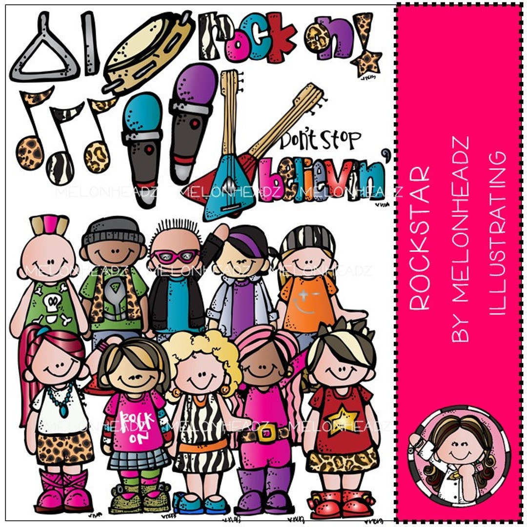 Rockstars Clip Art - Combo Pack - Etsy