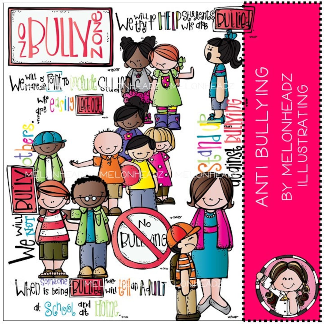 Anti Bullying Clip Art - COMBO PACK - Etsy