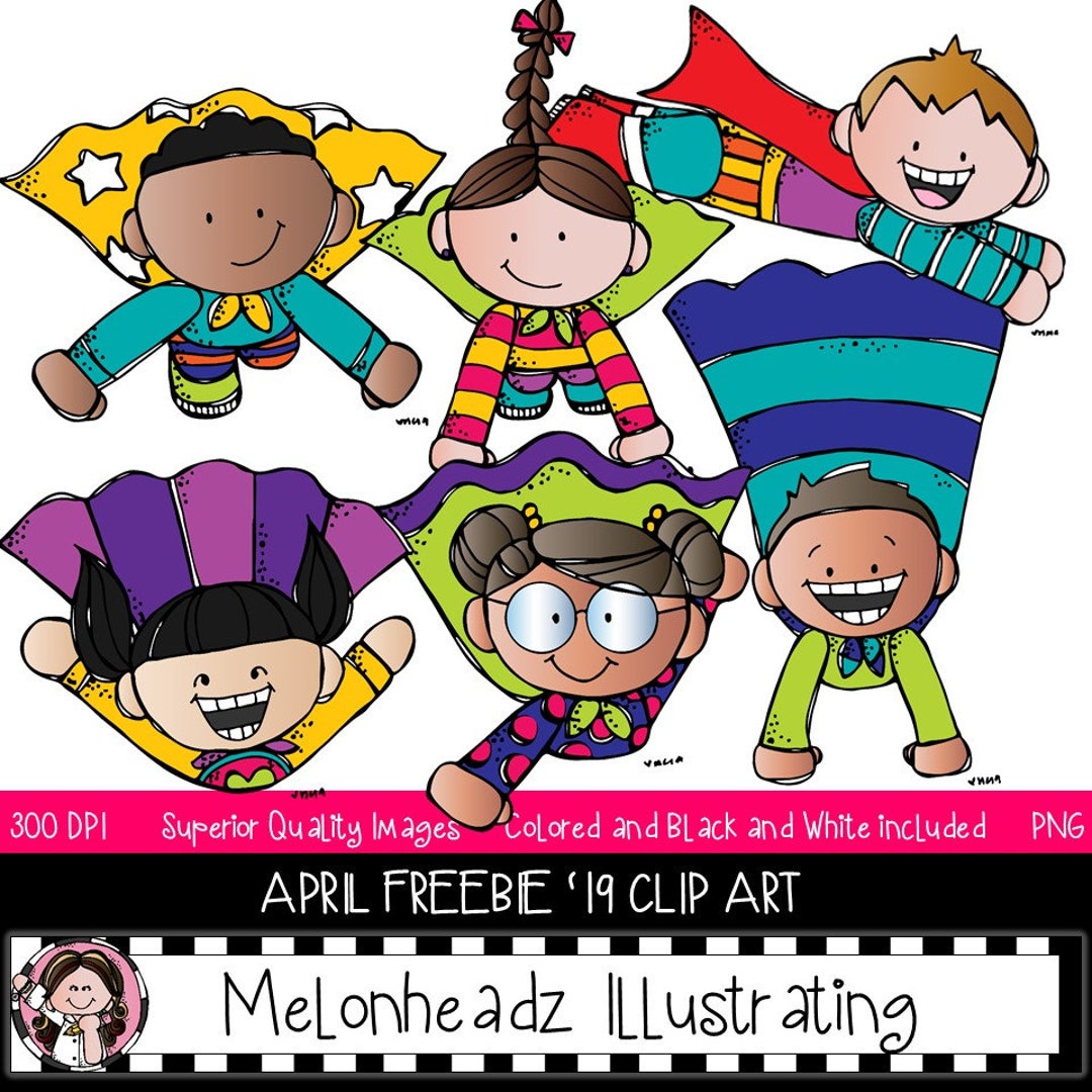 Melonheadz Addicts Clip Art - April 2019 Set - Mini - Etsy