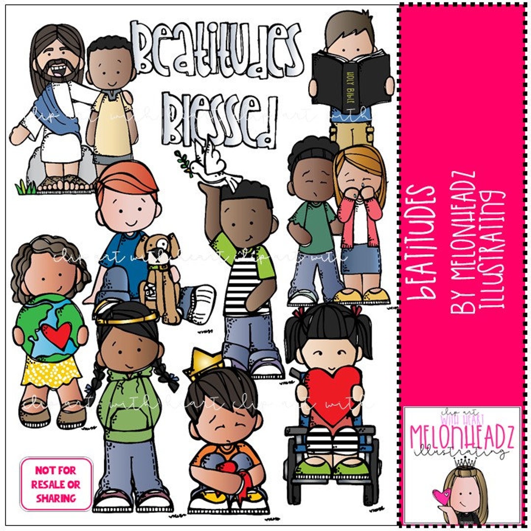 Beatitudes Clip Art - COMBO PACK - Etsy