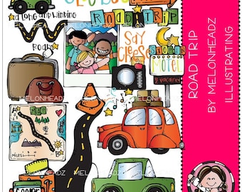 Daily Schedule Clip Art Boy Melonheadz Clipart - Etsy