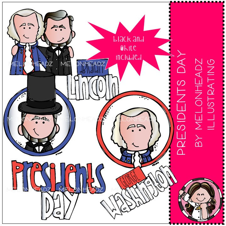 Presidents Day Clip Art Black And White