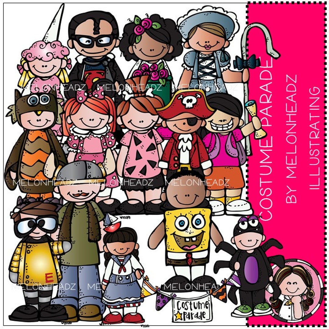 Costume Parade Clip Art - Etsy