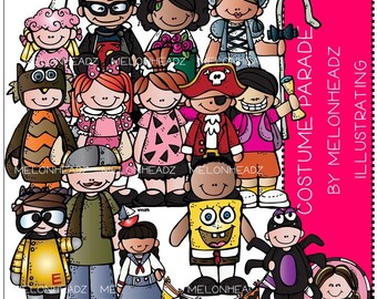 Costume Kidlettes Clip Art Set 2 Mini - Etsy