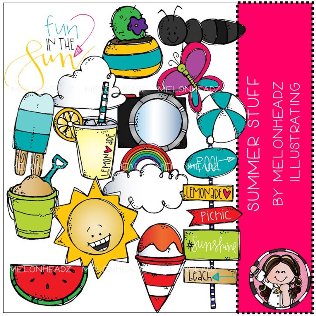 Summer Stuff Clip Art - COMBO PACK - Etsy