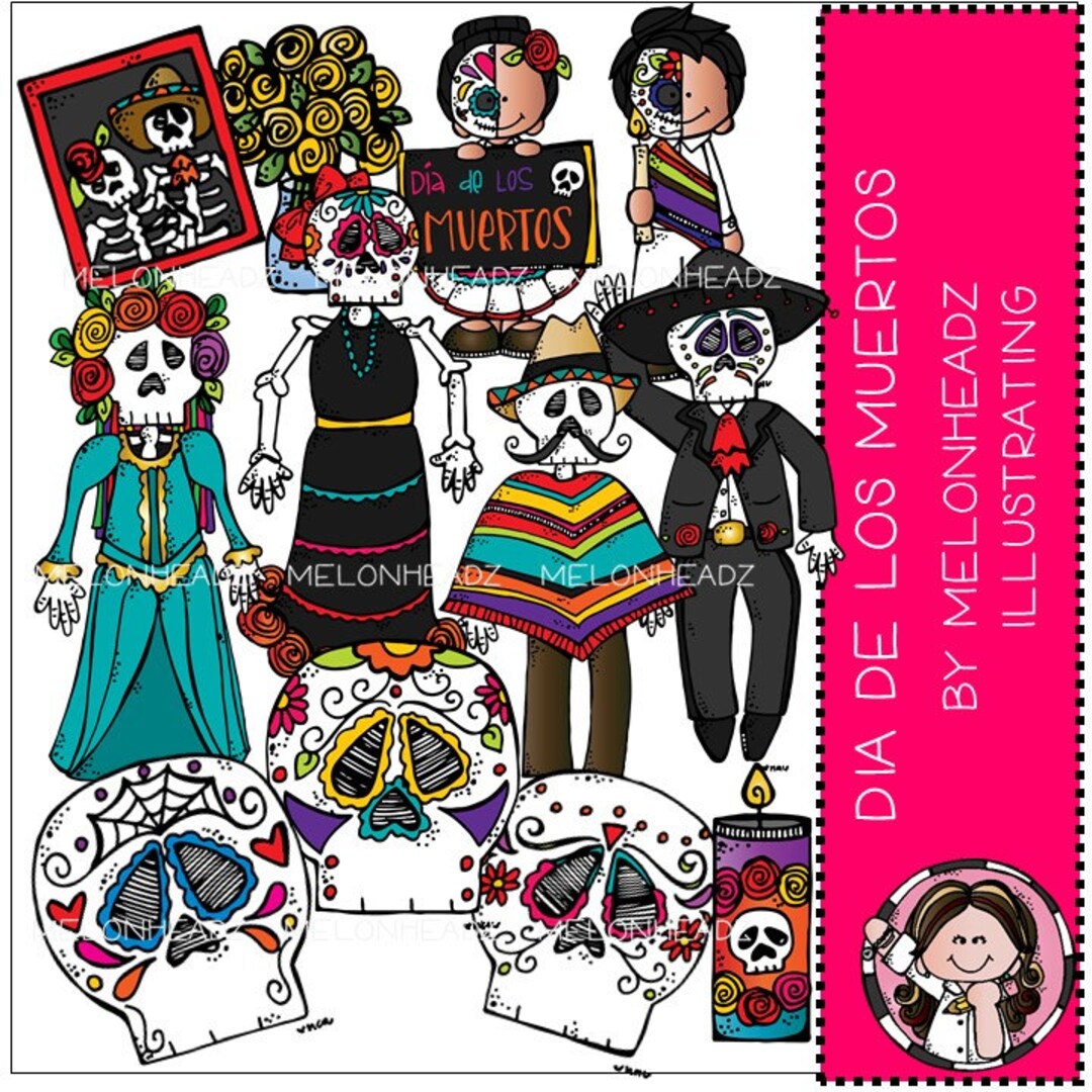 Dia De Los Muertos Clip Art - Etsy