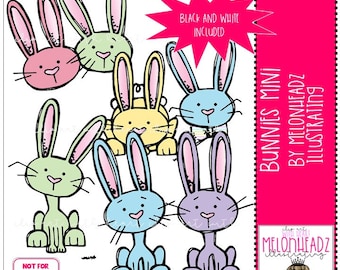 Chicks and Bunnies Clip Art-instant Download-digital Clipart Alphabet ...