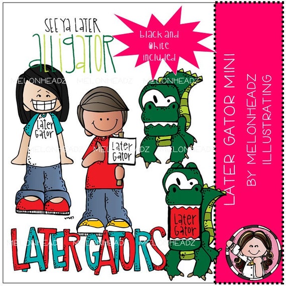 Later Gators Clip Art Mini | Etsy