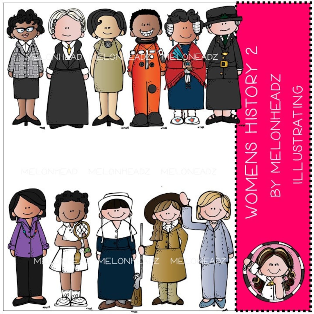 Womens History Clip Art Part 2 - COMBO PACK - Etsy