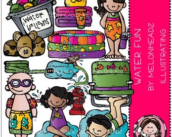 23 Clipart Downloads, Summer Pool Party, Great for Decorations, Cards ...
