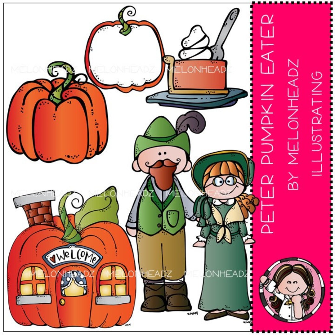 Peter Peter Pumpkin Eater Clip Art - Combo Pack - Etsy