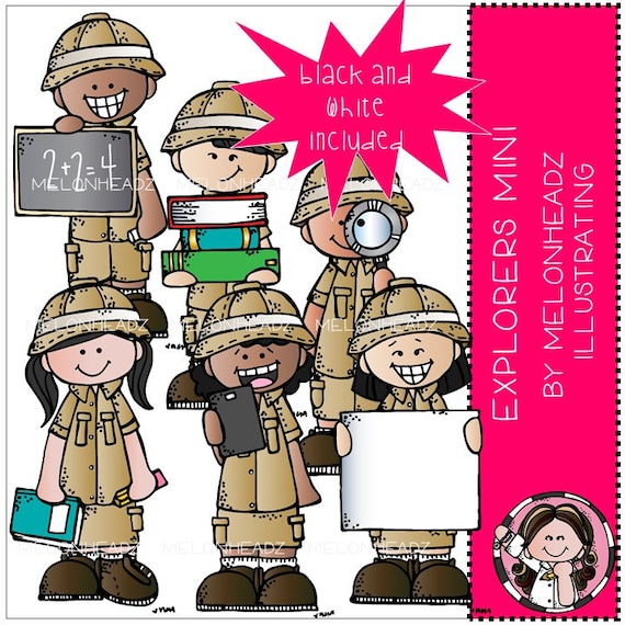 Explorers Clip Art Mini | Etsy