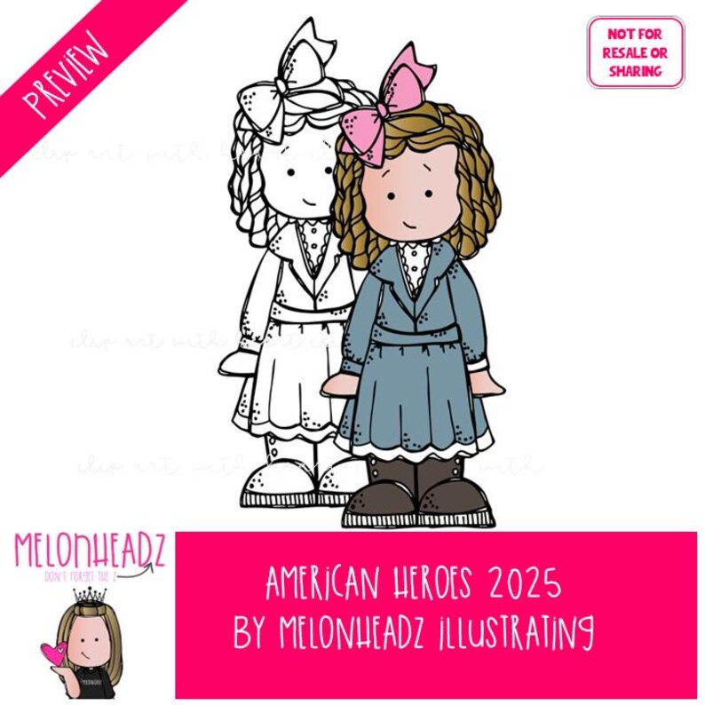 American Heroes Clip Art 1 2025, Historical Figures Clip Art COMBO PACK ...