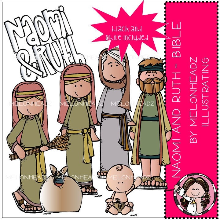 Naomi en Ruth-illustraties - Bijbel - Mini - Etsy Nederland