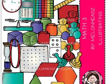 Math Monsters Digital Clip Art - Etsy