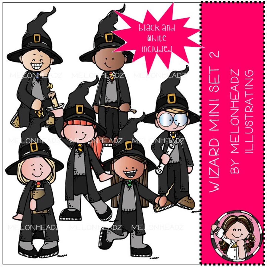 Wizard Clip Art - Mini - Set 2 - Etsy
