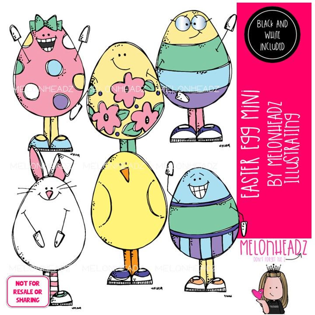 Easter Egg Clip Art Spring Clip Art Mini - Etsy