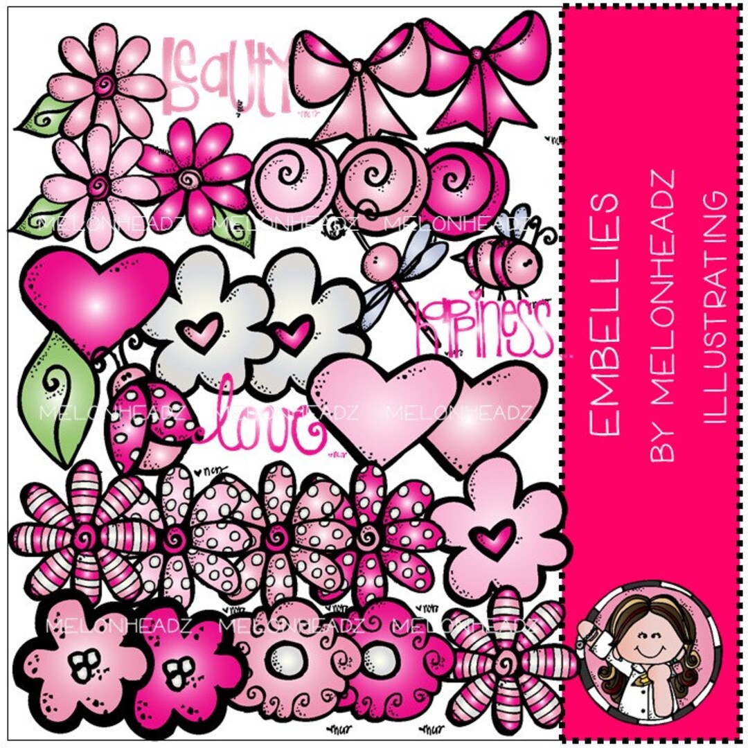 Embellishments Clip Art Mikellas Embellies Etsy