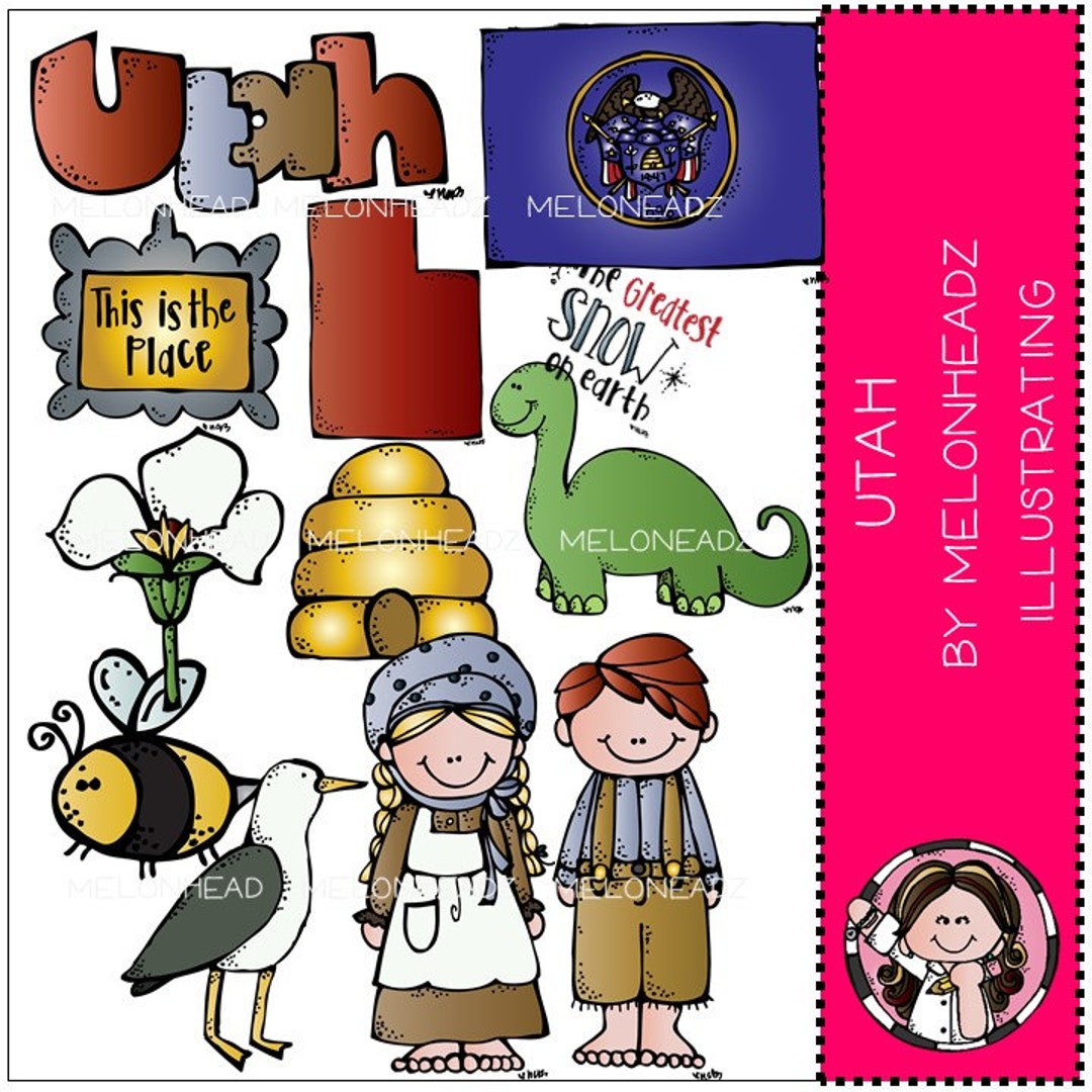 Utah Clip Art - Etsy