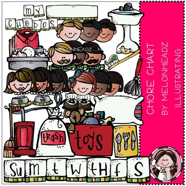 Chore Chart Clip Art - Etsy