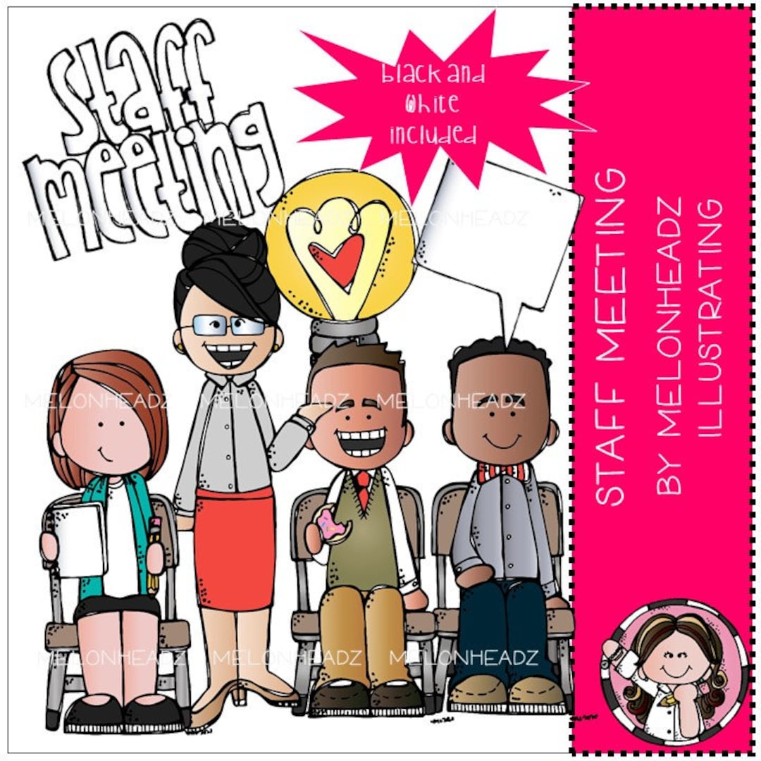 Staff Meeting Clip Art - Mini - Etsy