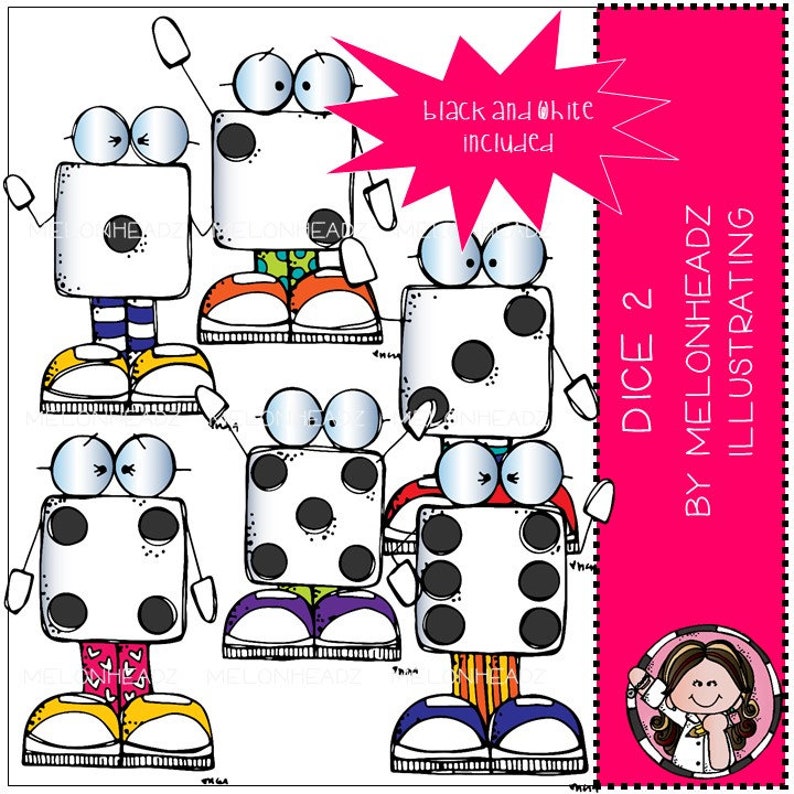 Dice Clip Art Set 2 Mini - Etsy