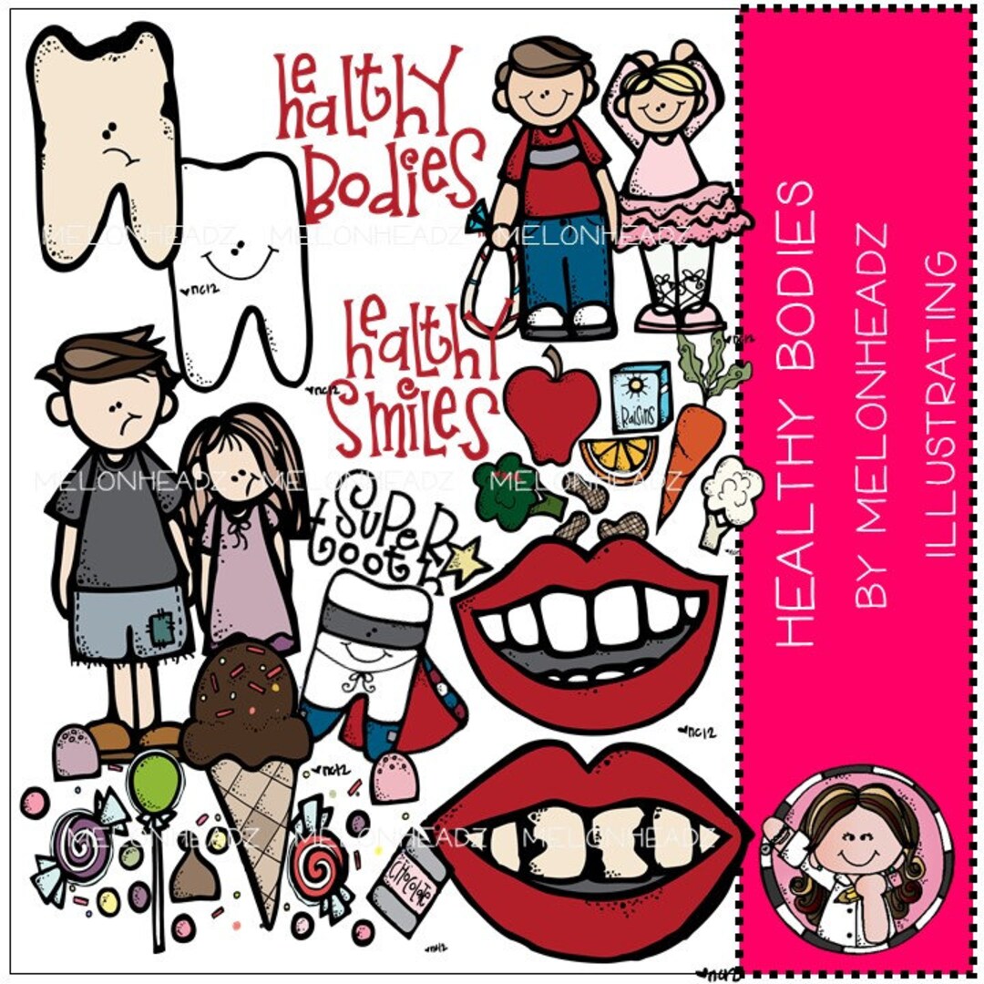 Healthy Bodies Clip Art - Etsy