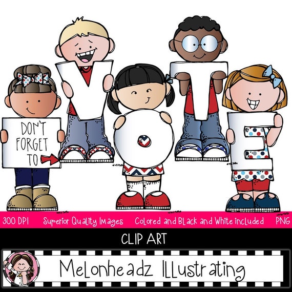 Melonheadz Addicts clip art October 2020 set Mini | Etsy