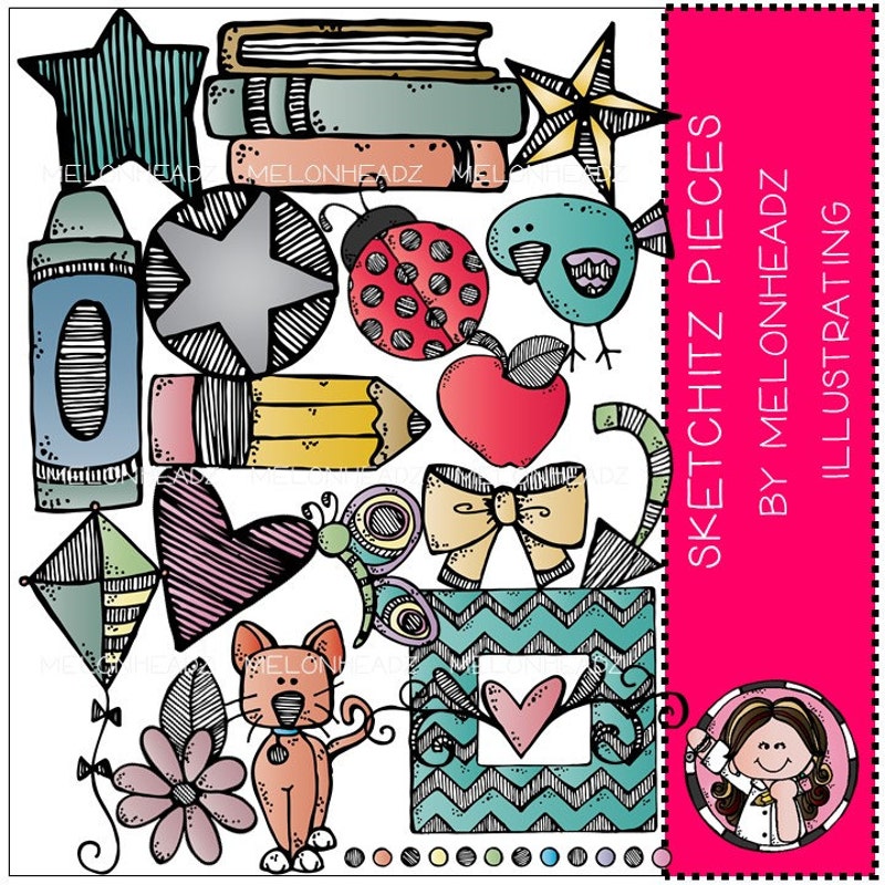 Melonheadz Clipart - Etsy