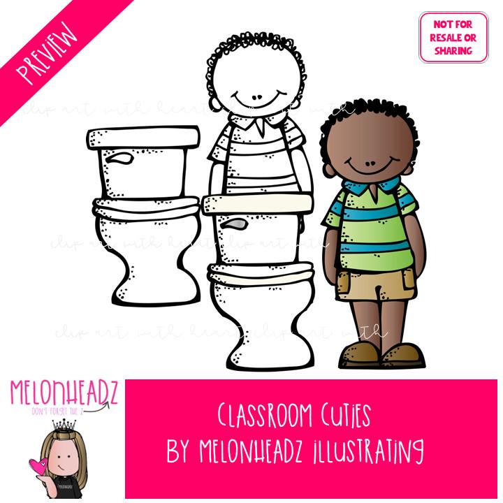 Classroom Cuties Clip Art, Class Jobs, Rules COMBO PACK - Etsy