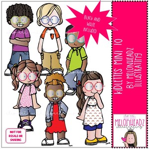 Kidlettes of Color Clip Art Set 3 COMBO PACK - Etsy