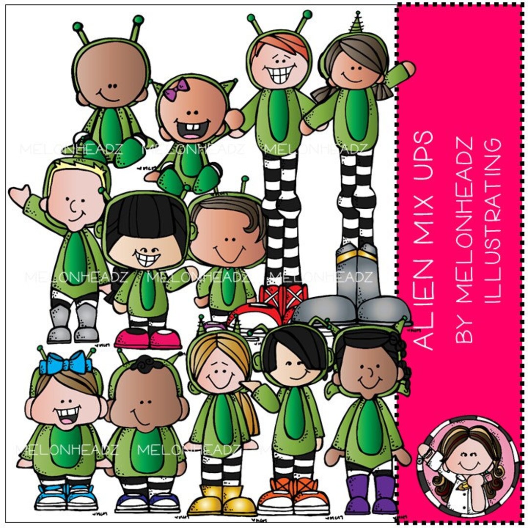 Alien Clip Art Mix Ups COMBO PACK - Etsy