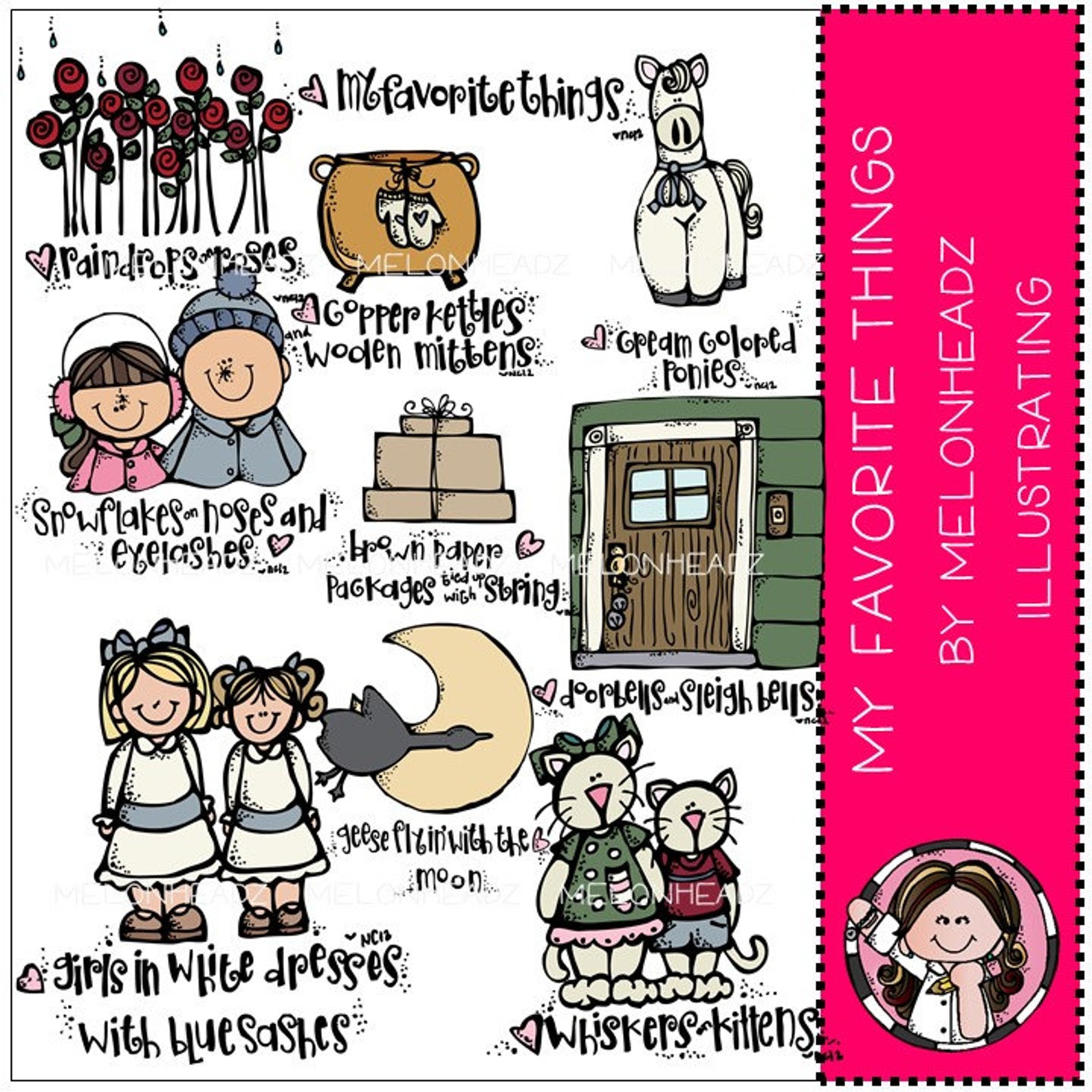 My Favorite Things Clip Art - Etsy