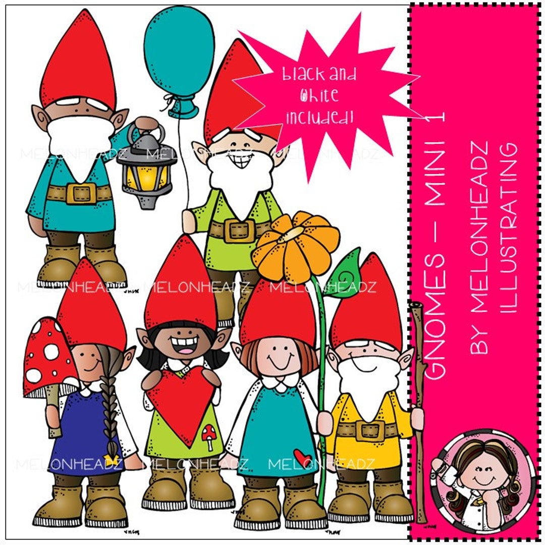 Gnomes Clip Art - Set 1 - Mini - Etsy