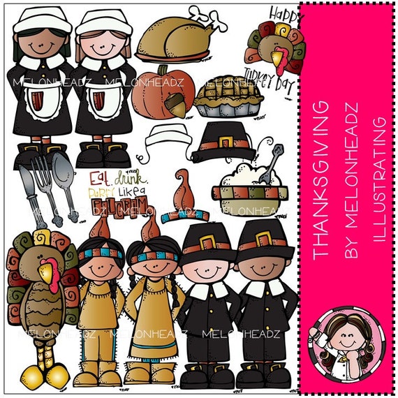 Melonheadz Thanksgiving Clipart