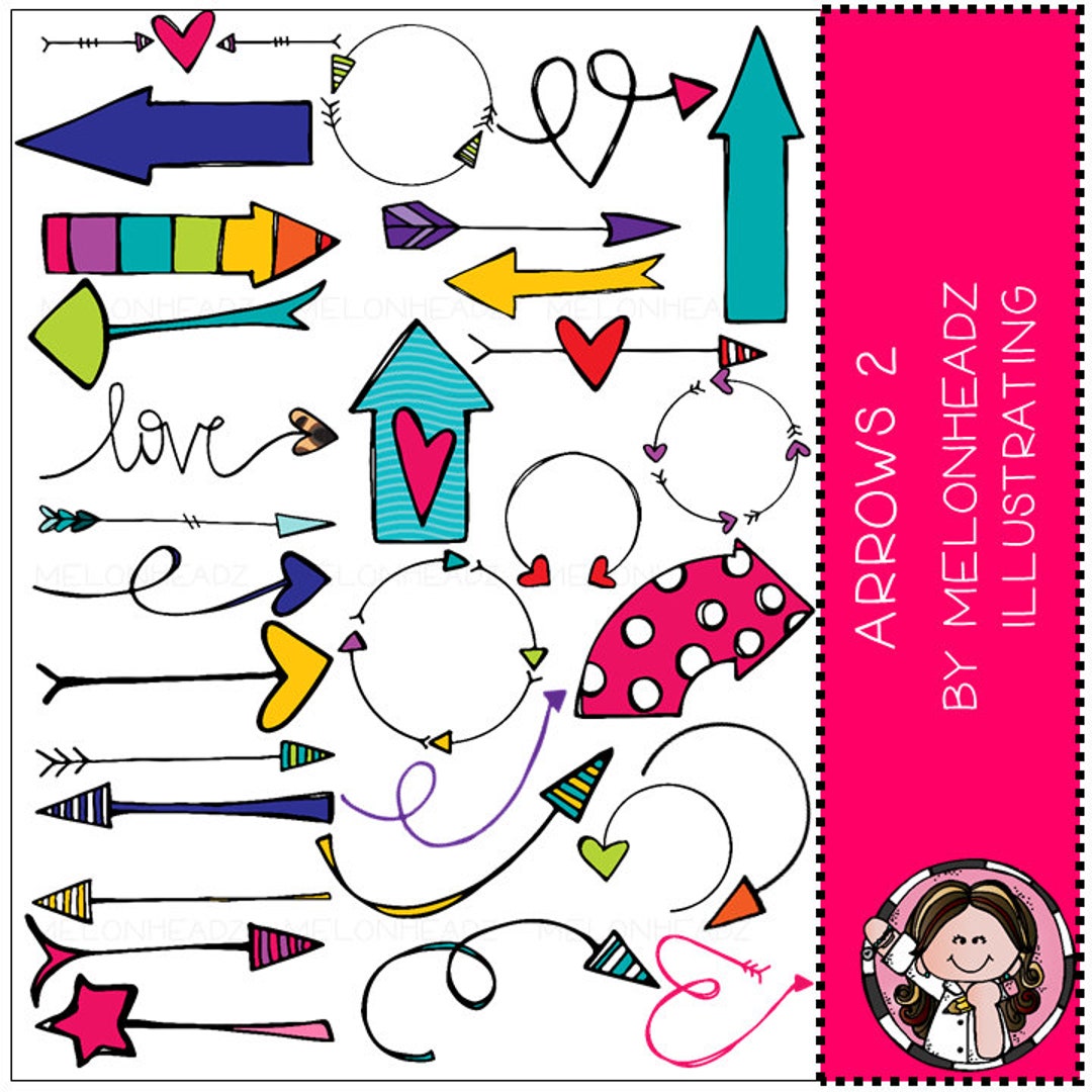 Arrows Clip Art - Set 2 - Etsy