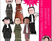 Historical Figures Clip Art Set 3 Mini - Etsy