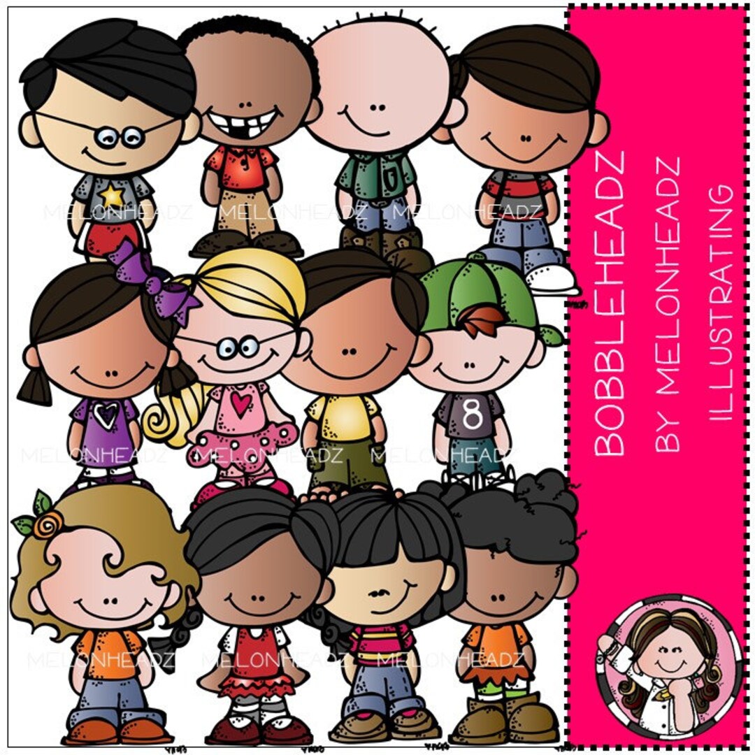 Bobbleheadz Clip Art - Combo Pack - Etsy