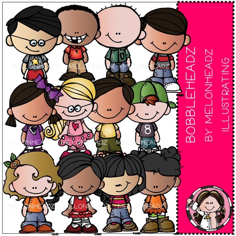 Bobbleheadz Clip Art Combo Pack - Etsy